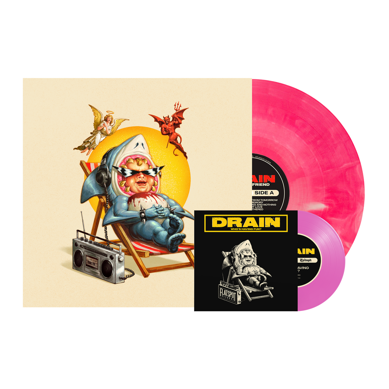 Drain "...Is Your Friend" LP & 7" Bundle • Devil Dog Distro