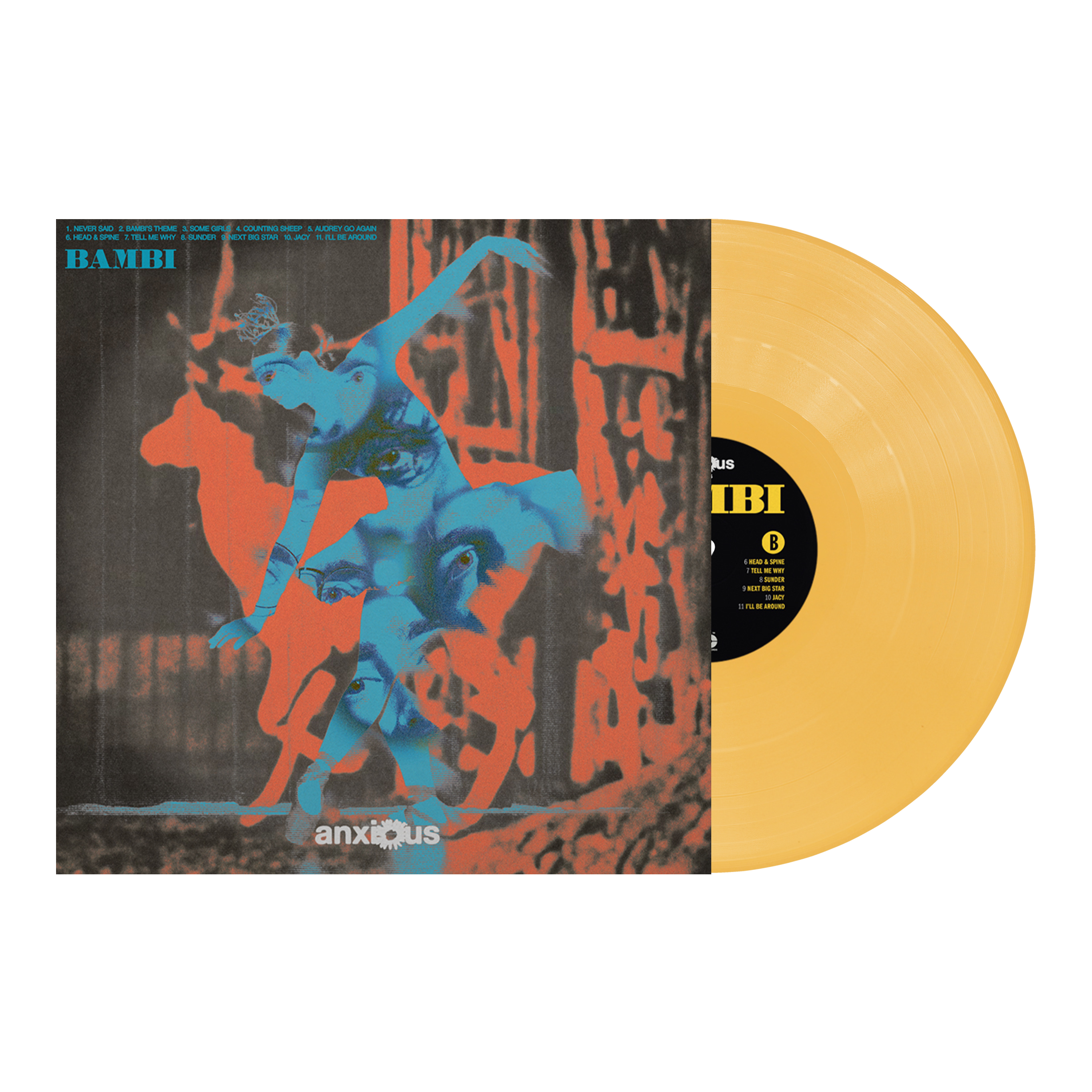 Anxious "Bambi" LP (Alt Signed Sleeve) • Devil Dog Distro