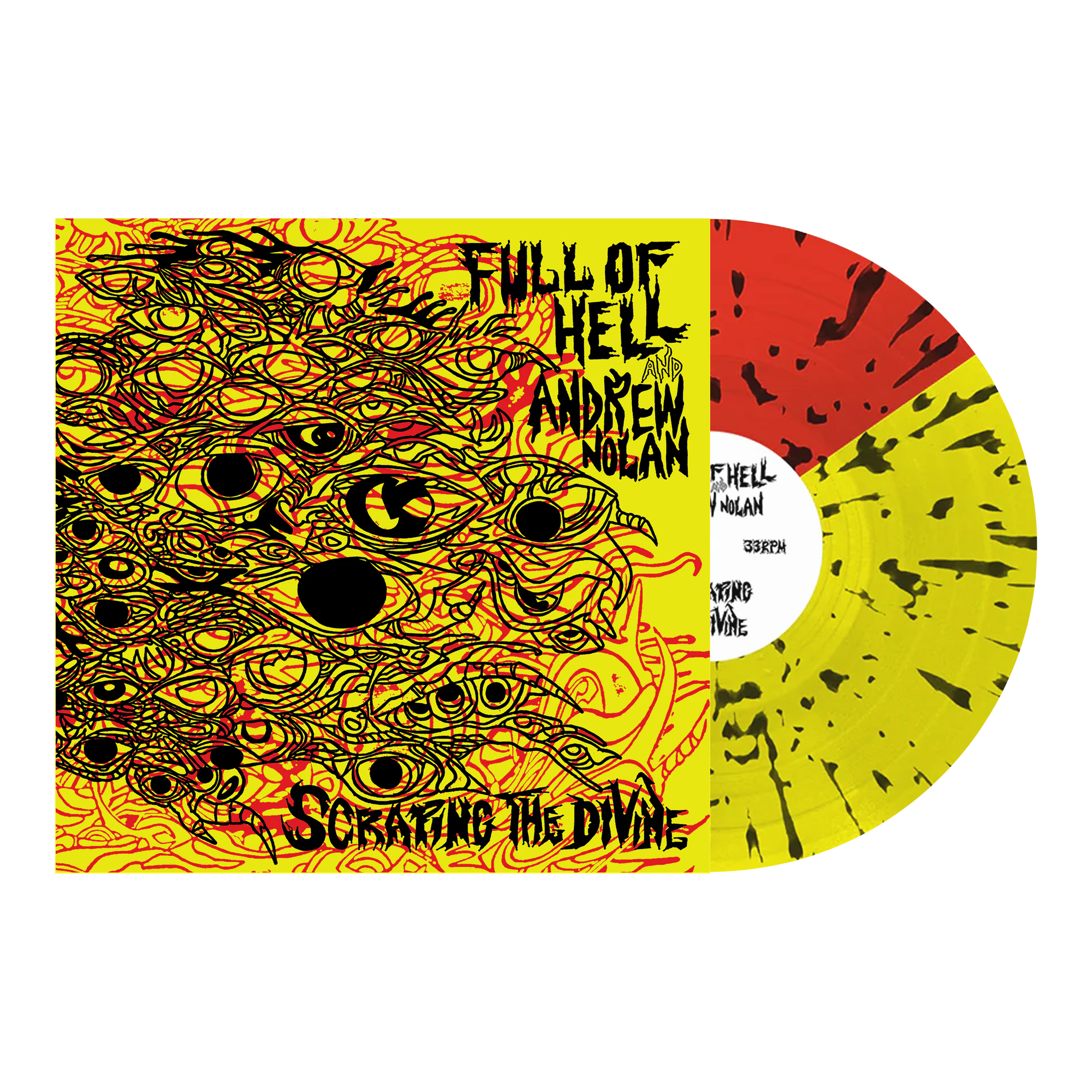 Full of Hell and Andrew Nolan "Scraping The Divine" LP • Devil Dog Distro